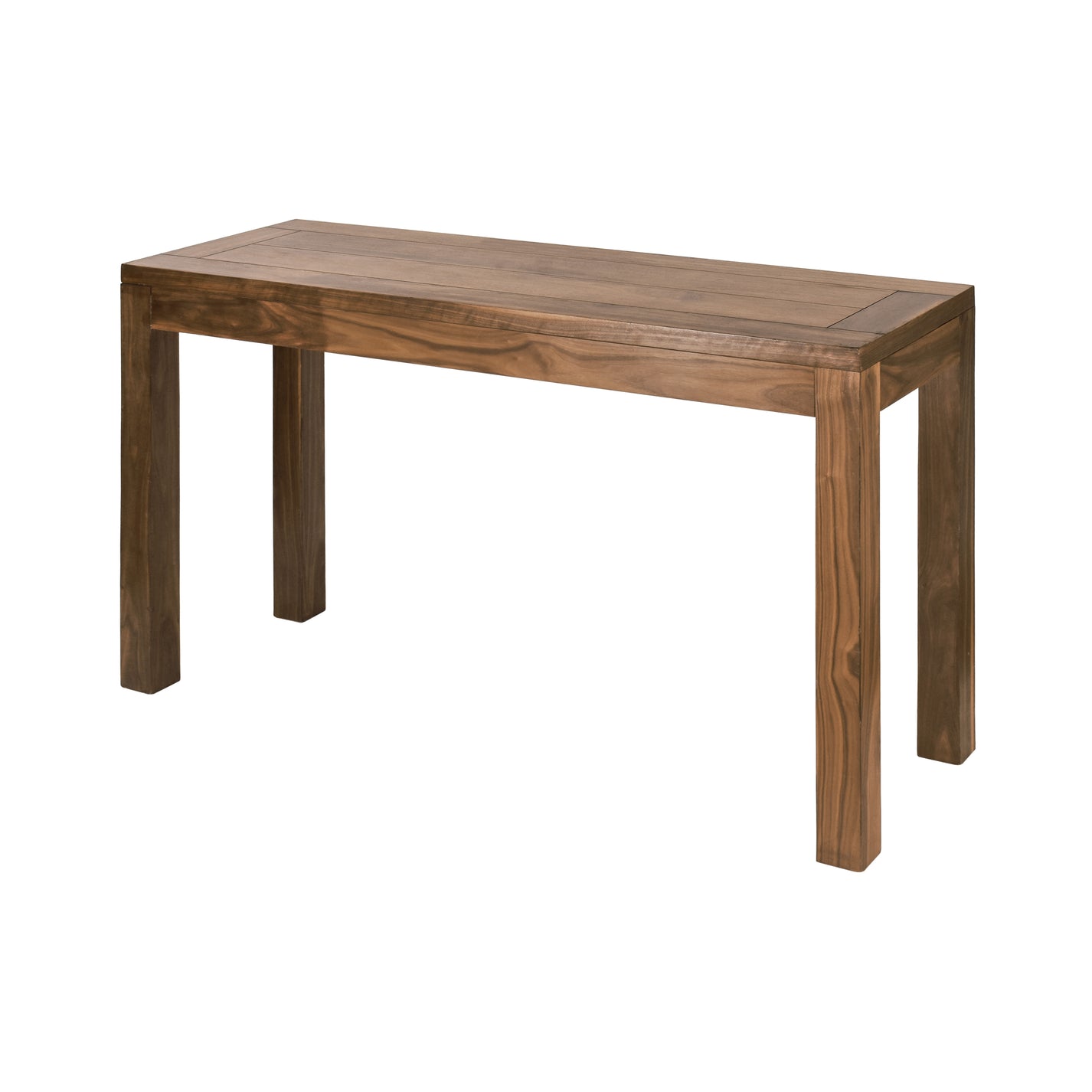 Mesa alta bar deco rectangular nogal – amoraleseventos